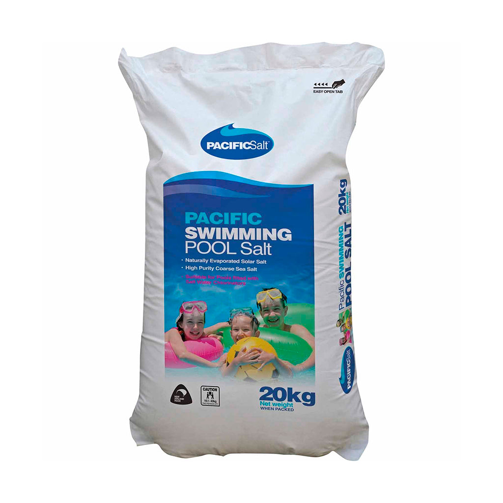 Pool Salt 20kg Bag from Aquanort Pools in Marlborough, NZ