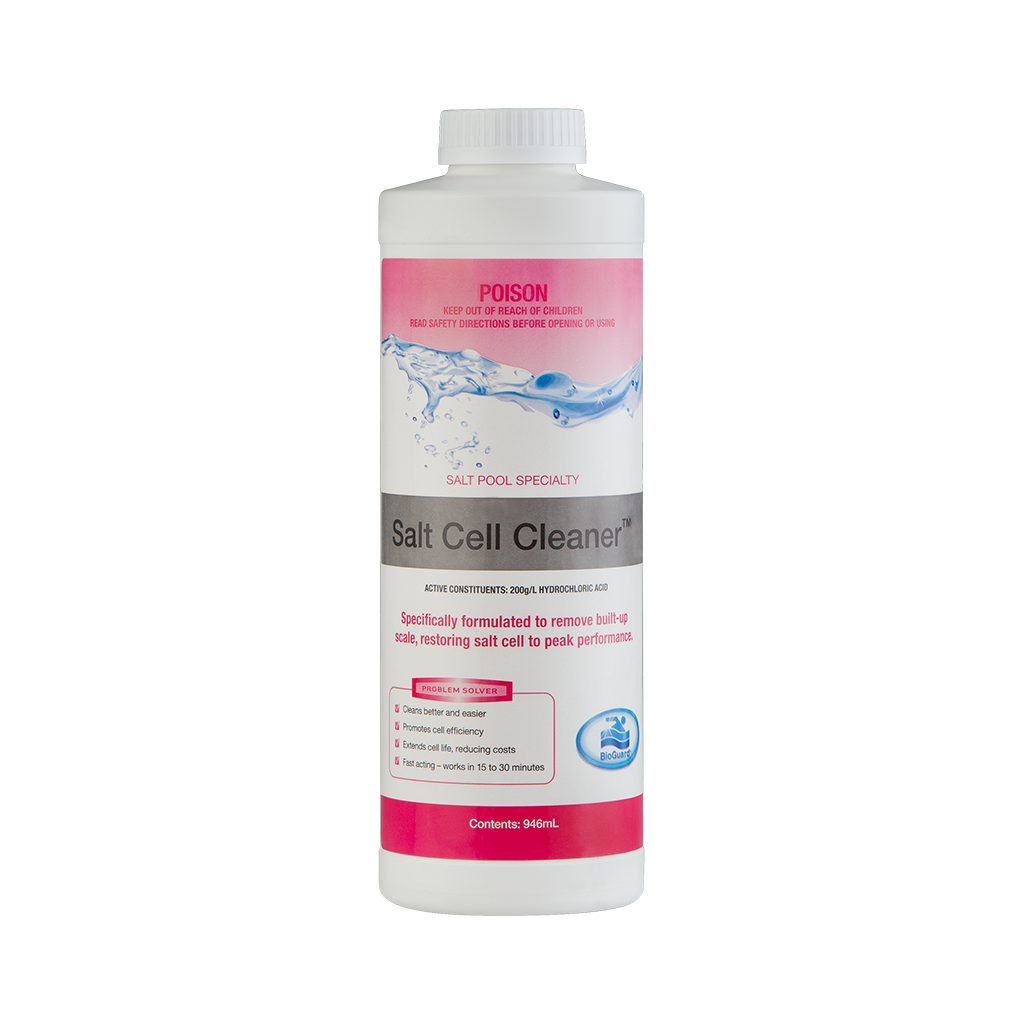 BioGuard Salt Cell Cleaner 946ml from Aquanort Pools in Marlborough